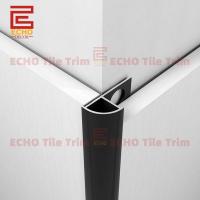 China Black Tile Edging 3 4 Quadrant Round Edge Tile Trim For Wall Ceramic for sale
