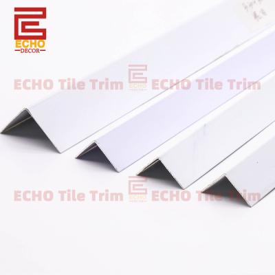 China Metal L Angle 90 Degree Edge Tile Trim V Cap 20mm for sale