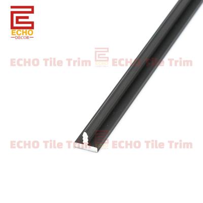 중국 블랙 알루미늄 타일 트림 알루미늄 T 모양 타일 테두리 트림 프로파일 판매용