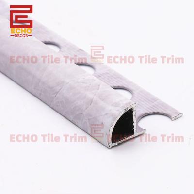 China Aluminum Tile Trim Quadrant Corner Beading Tile Edge Strips Metal for sale