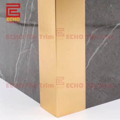 China V Shape Matte Gold Aluminum Tile Trim L Angle Bead For Tiles Corners for sale