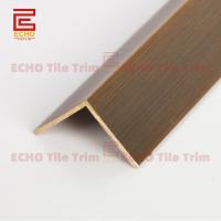 China Decorative Antique Solid L Shaped Brass Tile Profile Corner Trim for sale