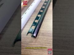 Backsplash Edge Tile Trim Quarter Round Cerâmica de telhas de borda de tiras