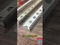 Badkamer Decoratieve Aluminium tegels Ronde Zwarte tegels Rand Trim