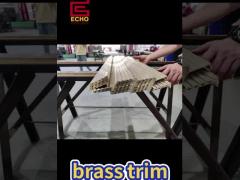 Solid Brass Stair Nosing Trim | Anti-Slip & Heavy-Duty | Luxury Upgrade for Wood/Tile Steps!