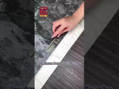 Aluminium gebogen vloerovergangsstroken voor laminaatvloeren