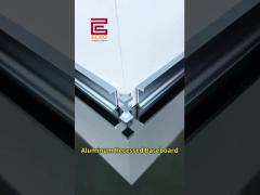 Recessed Aluminum Baseboard | Flush Wall Installation | End Dust Accumulation