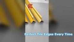 Aluminum Y Shape Tile Trim | External Corner Edge Protection Profile #aluminumtrim