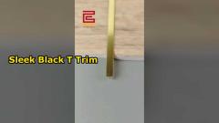 Aluminum T-Shaped Decorative Trim | Tile & Floor Transition Finishing #AluminumTTrim#TShapeTrim
