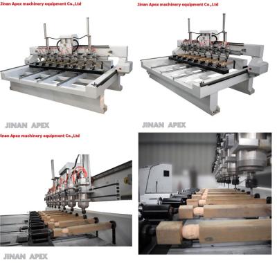 China China multi spindles/heads woodworking cnc router veneer/plastic/wood/led sign wood cnc router machine for sale