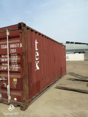 China 20ft High Cube Dry Cargo Shipping Container Available for Quick Delivery for sale