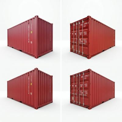 China 20FT External Dimensions 6.1*2.4*2.6 Meters Capacity 20GP Suitable for General Cargo Heavy Materials, and Export Packing for sale
