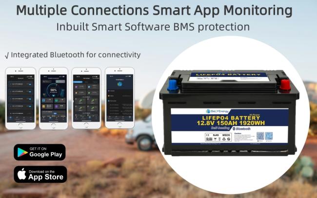 12V150Ah Deep Cycle Lithium Battery