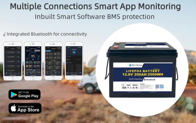 BeLY Deep Cycle Lithium Battery 12V200AH