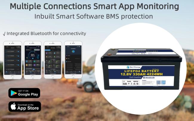 12V330AH Deep Cycle Lithium Battery