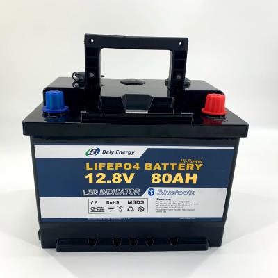 Chine Batterie matérielle prismatique de la catégorie A 80Ah 12V LiFePo4 de cellules avec Bluetooth à vendre