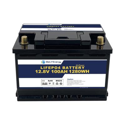 Chine Bely Energy 100AH 12V LiFePo4 Battery Deep Cycle Rechargeable For UPS à vendre