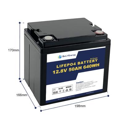 Chine Bely Energy 12V 50AH batterie LiFePo4 pour yacht médical sous-marin à vendre
