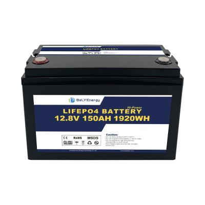 Китай Долгий цикл жизни полная мощность 150h 12v Lifepo4 батарея для солнечной энергетической системы морских аппаратов продается