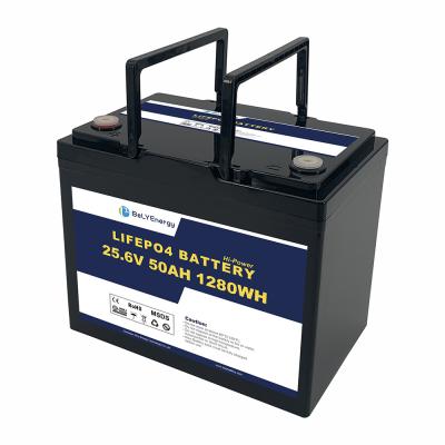 Cina Bely Energy ricaricabile 24V 50AH LiFePo4 Batteria per batteria solare Medical RV in vendita