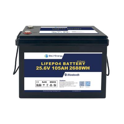 China Safe Reliable Lifepo4 24V 105AH Battery For Energy Storage Solar Power System Marine for sale