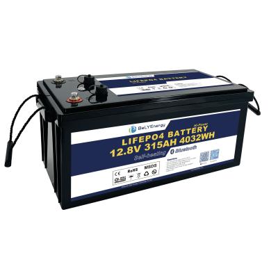 China Customized 315AH 12V LiFePo4 Battery Bluetooth And Self Heating With CAN/RS485 Interface for sale