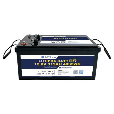 China Customized 315AH 12V LiFePo4 Battery Bluetooth And Self Heating With CAN/RS485 Interface for sale