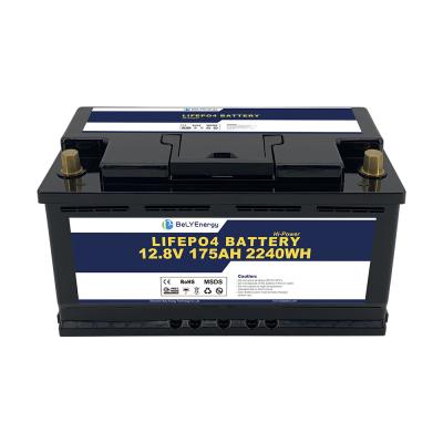 China Wiederaufladbare Lifepo4 12v 175ah Batterie Tiefzyklus für Golfkarren Zufluchtsboot Roller zu verkaufen