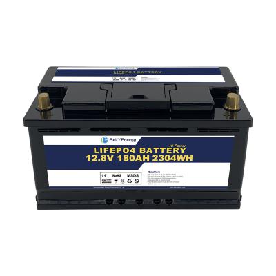 China Deep Cycle Rechargeable 12v 180ah Lithium Battery For Energy Storage Base Station Scooter for sale