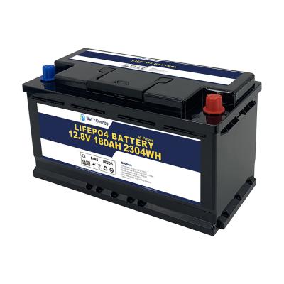 China Deep Cycle Rechargeable 12v 180ah Lithium Battery For Energy Storage Base Station Scooter for sale