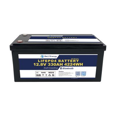 China Großkapazität 12V 330AH Lifepo4 Batterie mit Bluetooth und Selbstheizfunktion zu verkaufen
