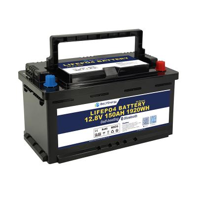 China Long Lifespan High Performance Free Maintenance H8 DIN 12V LiFePo4 Battery For Caravan for sale