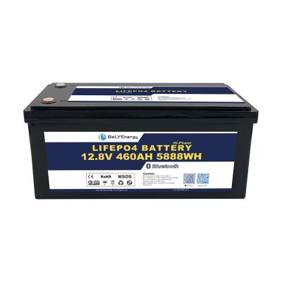 5000 ciclos versatilidad carga rápida fuera de la red batería solar 12.8V 460Ah con Bluetooth