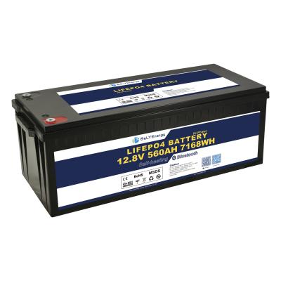 China ABS Shell Long Lifespan 12.8V 560Ah LiFePO4 Lithium Battery With Bluetooth Connectivity for sale