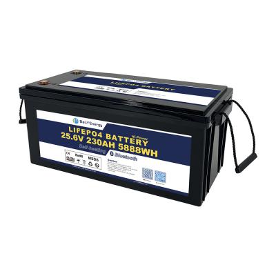 China High Capacity Rechargeable 24V230AH LiFePO4 Lithium Battery with Smart BMS for sale