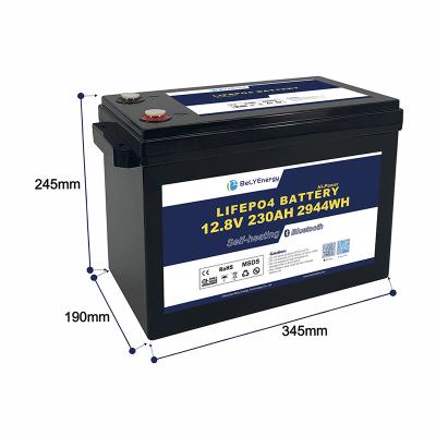 China Versatile Applications Compact Design Stability 12V 230Ah LiFePo4 Battery For Camper Marine for sale