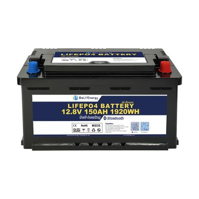 China Long Lifespan High Performance Free Maintenance H8 DIN 12V LiFePo4 Battery For Caravan for sale