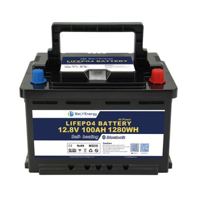 Китай Умная BMS 12В LiFePo4 батарея емкостью 100 Ач для универсального применения и простой замены, установка под сиденьем продается