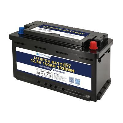 China 12V150Ah Deep Cycle Lithium Battery Prismatic LiFePO4 Cell Type Long-Lasting Performance For RV for sale