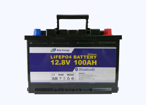 Heating Elements Bluetooth Low Temperature Lithium Battery 12V 100AH Rechargeable