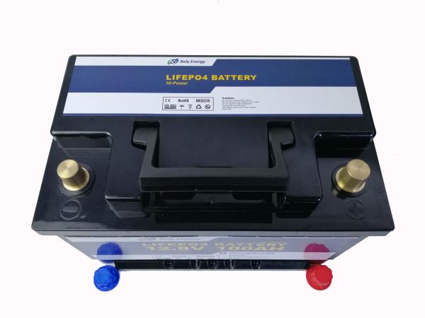 Heating Elements Bluetooth Low Temperature Lithium Battery 12V 100AH Rechargeable