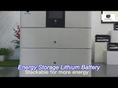 Lithiumbatterij 48V200Ah voor zonne-energiesysteem met RS485/CAN-communicatie en LCD-indicatoren