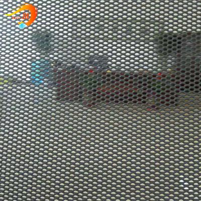 China Aluminum DVA Security Limited One Way Vision Screen Mesh for sale