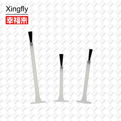 Cina Nero / Bianco Verniciatore di unghie spazzola di fibra di nylon per la cura personale in vendita