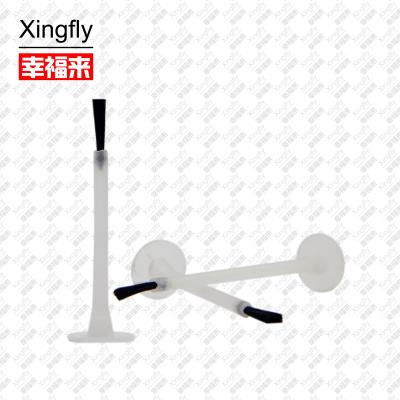 Cina Nero / Bianco Verniciatore di unghie spazzola di fibra di nylon per la cura personale in vendita
