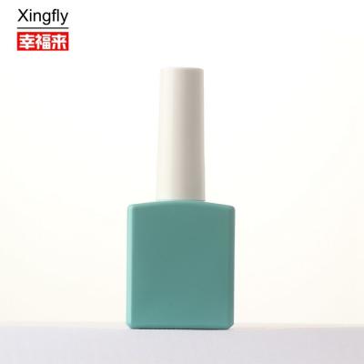Cina Bottiglia quadrata di lucidatura a gel Unica bottiglia vuota di lucidatura UV da 13 ml con tappo e spazzola in vendita