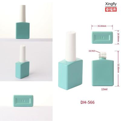 Cina Bottiglia quadrata di lucidatura a gel Unica bottiglia vuota di lucidatura UV da 13 ml con tappo e spazzola in vendita