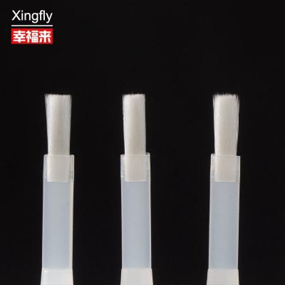 Cina Spazzola per verniciatura per unghie Capelli bianchi piatti Acrilico Spazzole per unghie Art Spazzole di sostituzione per verniciatura in vendita