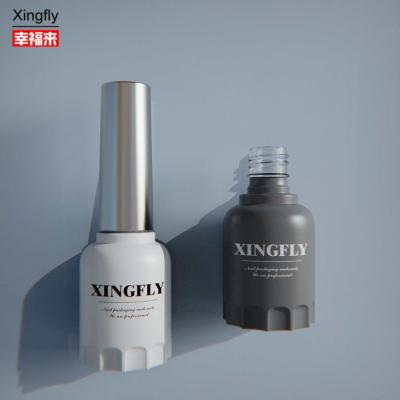 Cina 12 ml Bottiglia di vernice per unghie Contenitore rotondo Gel UV Vernice per unghie Bottiglia di vetro in vendita