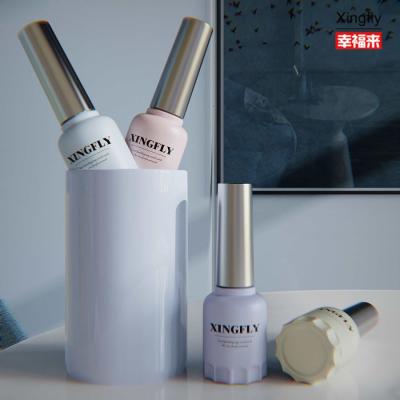 Cina 12 ml Bottiglia di vernice per unghie Contenitore rotondo Gel UV Vernice per unghie Bottiglia di vetro in vendita
